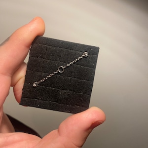 Dainty O Ring Nose Chain, Nose Piercing Chain, Nostril Chain, Nose ...