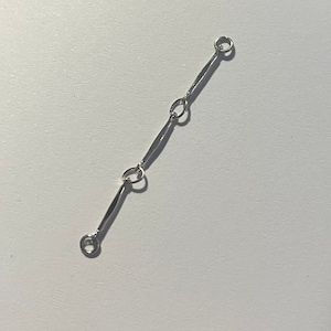 Handmade Bar Nose Chain: Silver Double Nostril Piercing Jewelry - Etsy