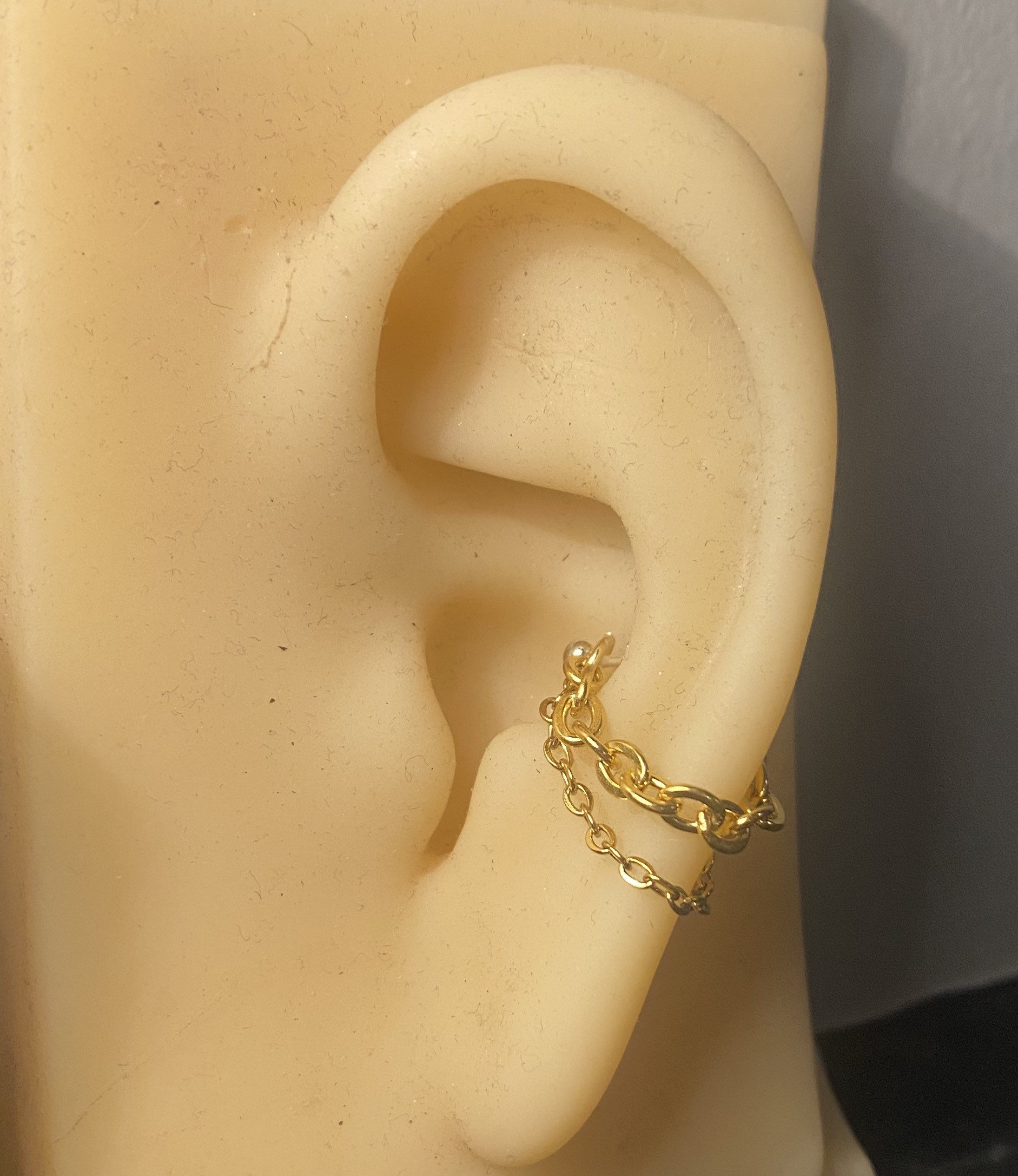 2 Style Conch Chain Conch Piercing Ear Chainconch - Etsy
