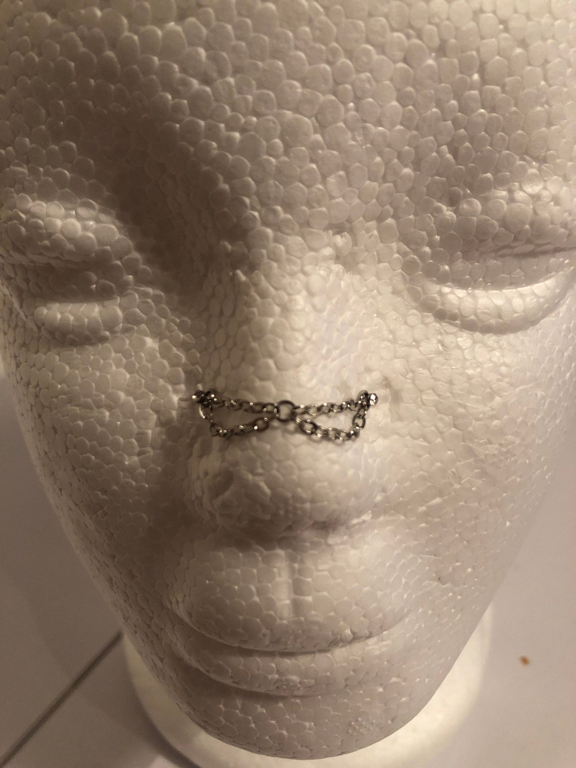 Hanging nose chain Nose chain nostril chain Piercing chain | Etsy