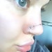 FAKE Nose Chain, Silver Nose Chain, Nose Chain, Nostril Chain, Nose ...