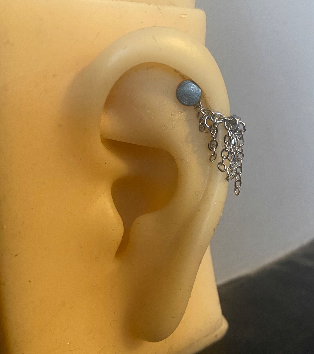 Fringe Helix Chain, Ear Jacket, Ear Piercing Chain, Conch Piercing ...