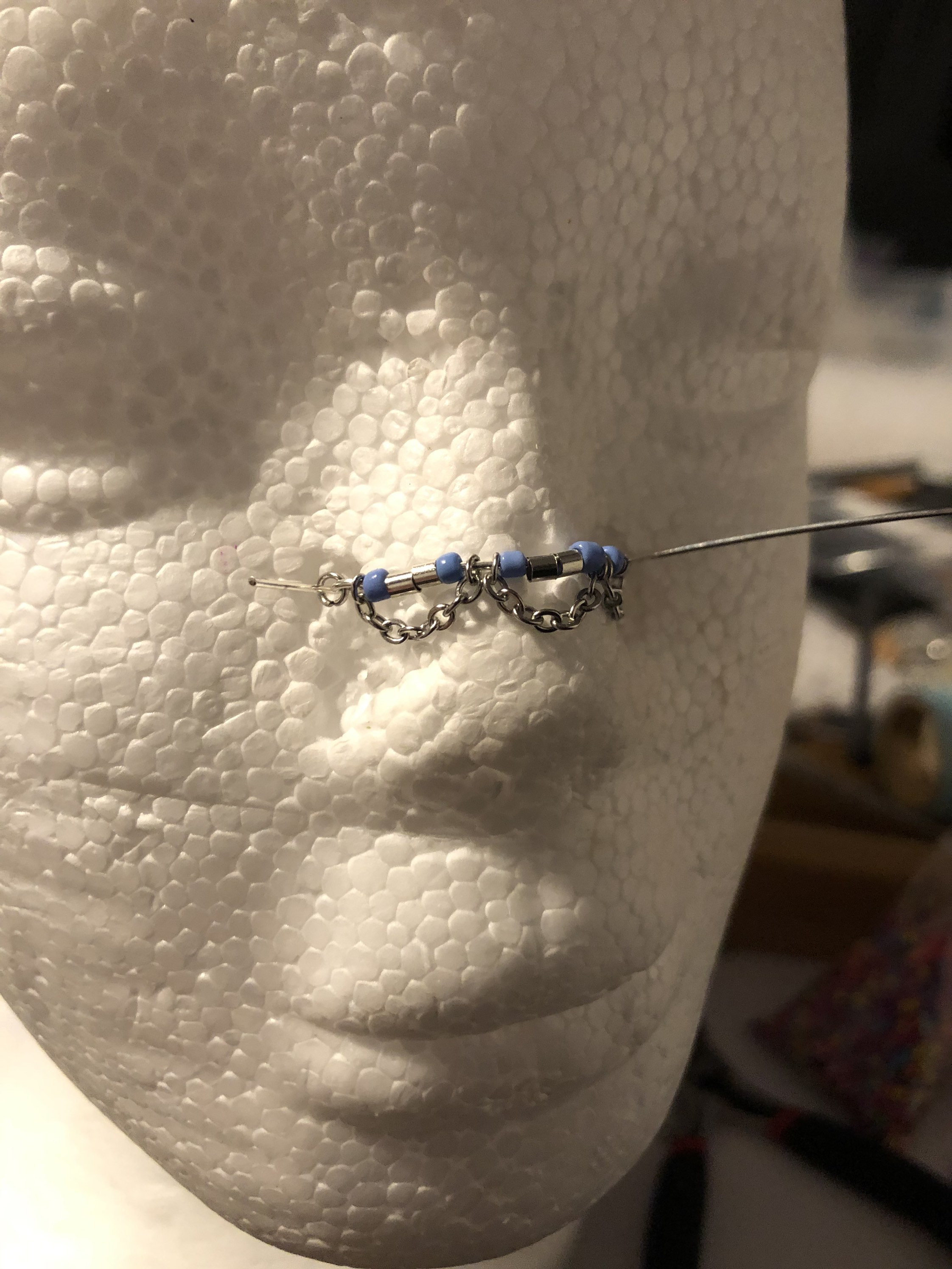 Custom Nose Chain Nose Chain Nostril Chain Nasalang Nose | Etsy