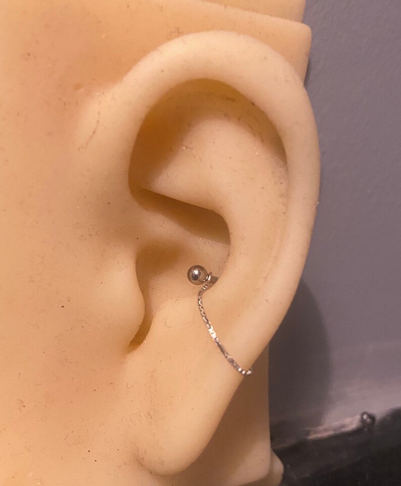 Conch Chainbox Chain Ear Piercing Chain Conch - Etsy