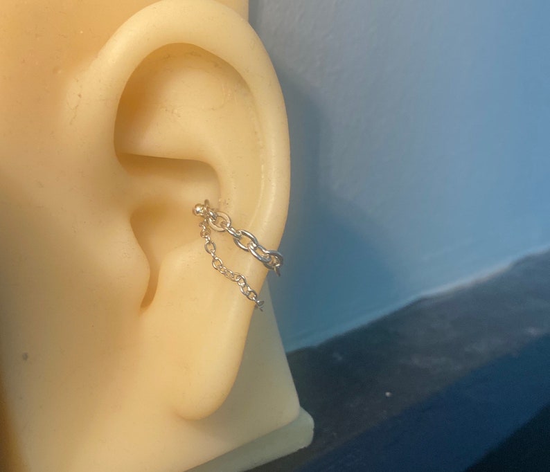 2 Style Conch Chain Conch Piercing Ear Chainconch - Etsy