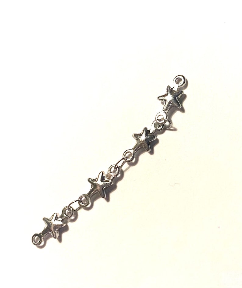 Stainless Steel Silver Star Nose Chain: Double Nostril Piercing Jewelry ...