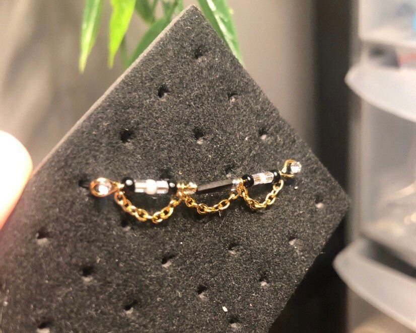 Custom Nose Chain Nose Chain Nostril Chain Nasalang Nose | Etsy