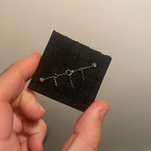 Triple O Ring Nose Chain,dangle Nose Chain, Nose Piercing Chain ...