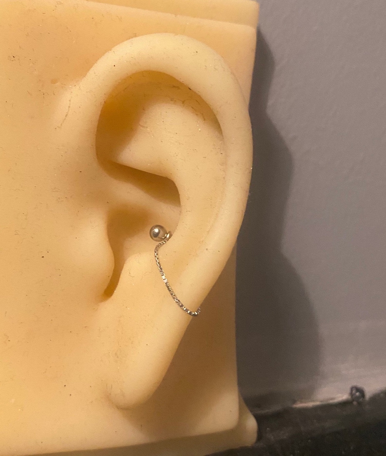 Conch Chainbox Chain Ear Piercing Chain Conch - Etsy