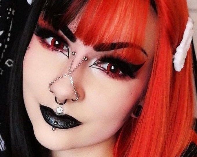 Bridge Piercing Chain Bridge Piercing Jewellerynose Chain | Etsy