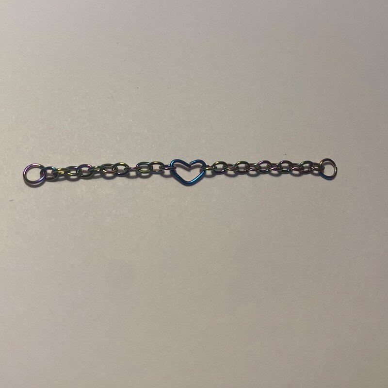 Heart Nose Chain - Etsy