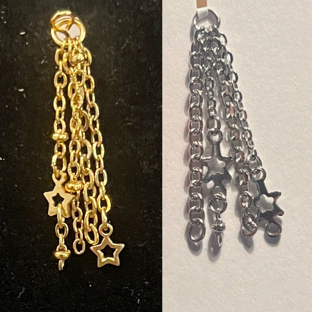 Hollow Star Piercing Accessory, Piercing Attachment, Chain, Piercing ...