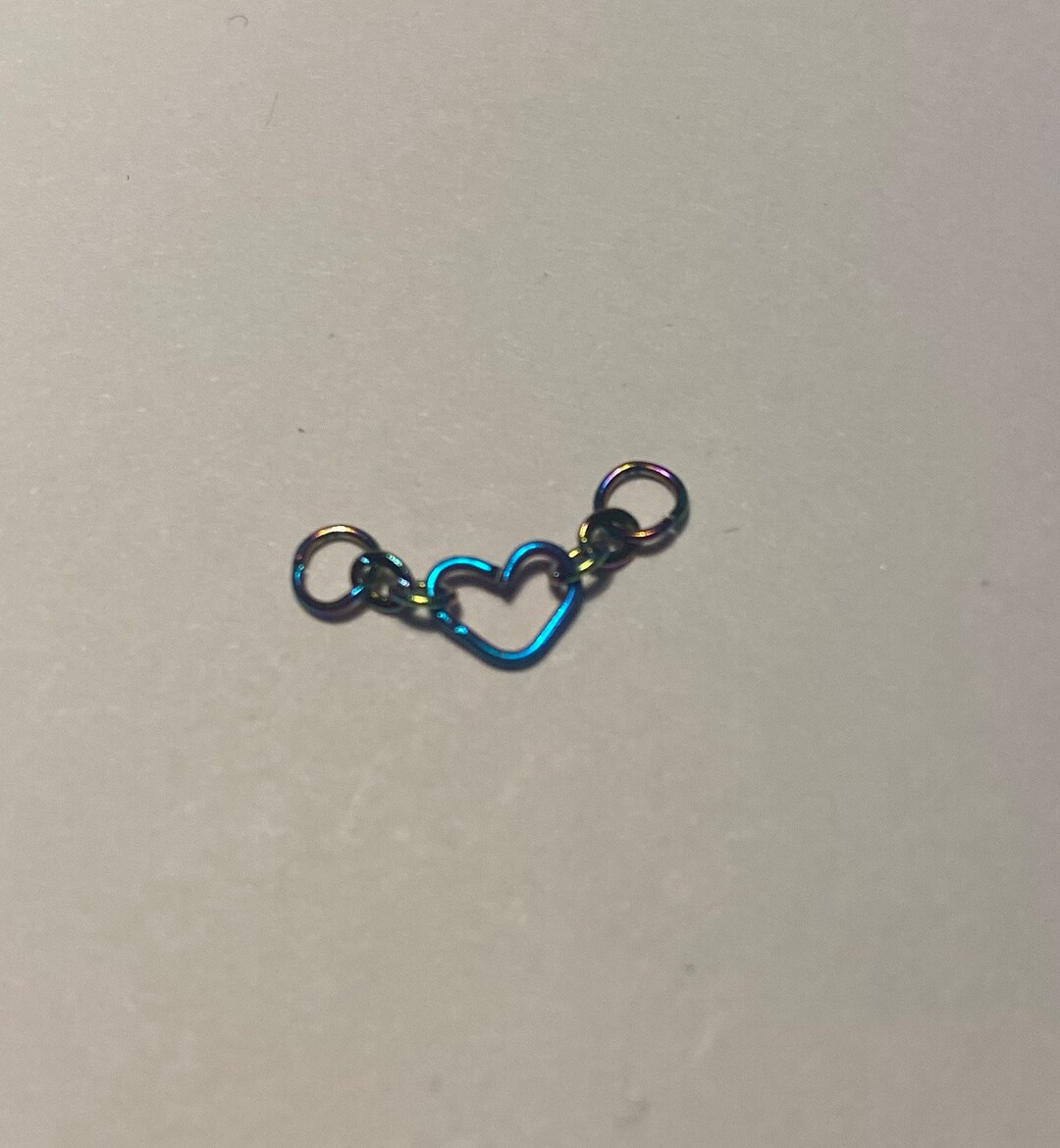 Heart Bridge Chain, Bridge Piercing Jewellery,nose Chain, Bridge Chain ...