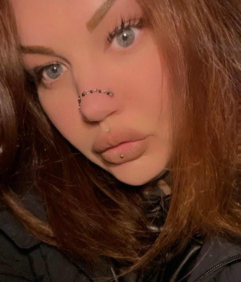 Beaded Nose Chain Nostril Chain Nose Chain Piercing Chain Etsy