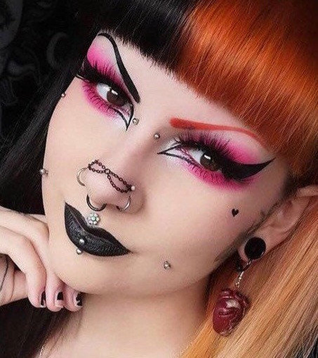 Hanging Nose Chain, Nose Chain, Nostril Chain, Piercing Chain, Nose ...