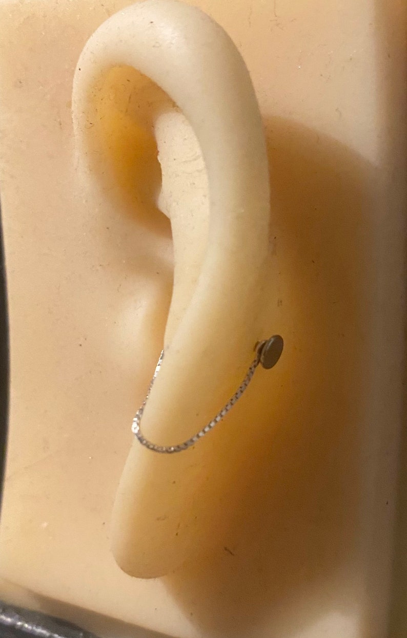 Conch Chainbox Chain Ear Piercing Chain Conch - Etsy