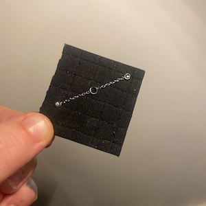 Dainty O Ring Nose Chain, Nose Piercing Chain, Nostril Chain, Nose ...