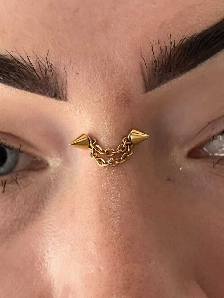 Double Bridge Chain Bridge Chain Bridge Piercing Chain | Etsy