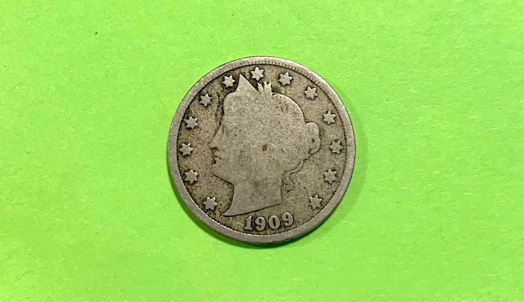 1909 Liberty Head Victory Nickel - Etsy
