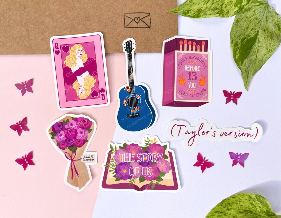 Speak Now Inspired Glossy Die-cut Stickers / Aesthetic Stickers / Music ...