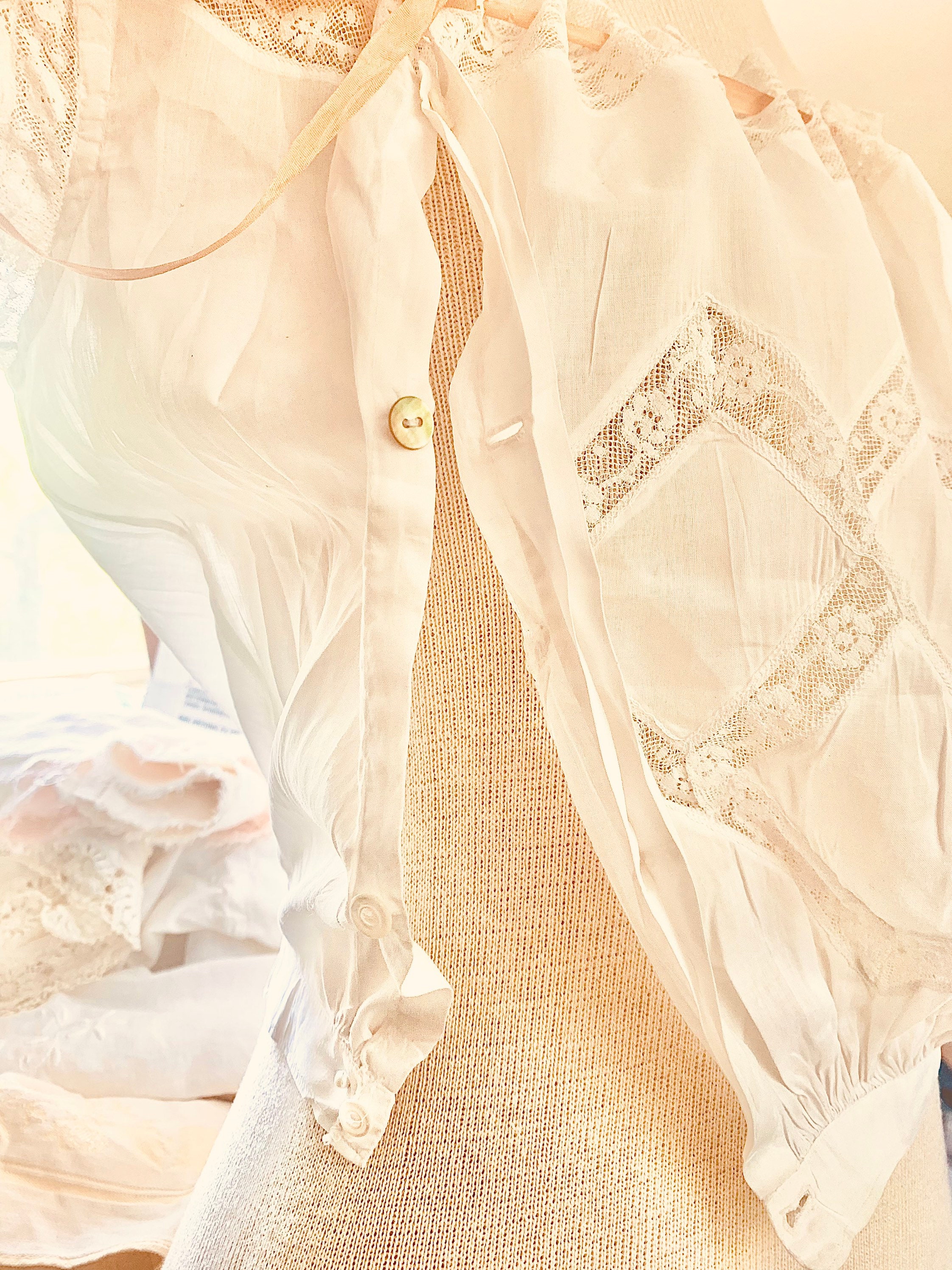 Cynara Antique Corset Cover Sz Xs Edwardian Corset Cover - Etsy