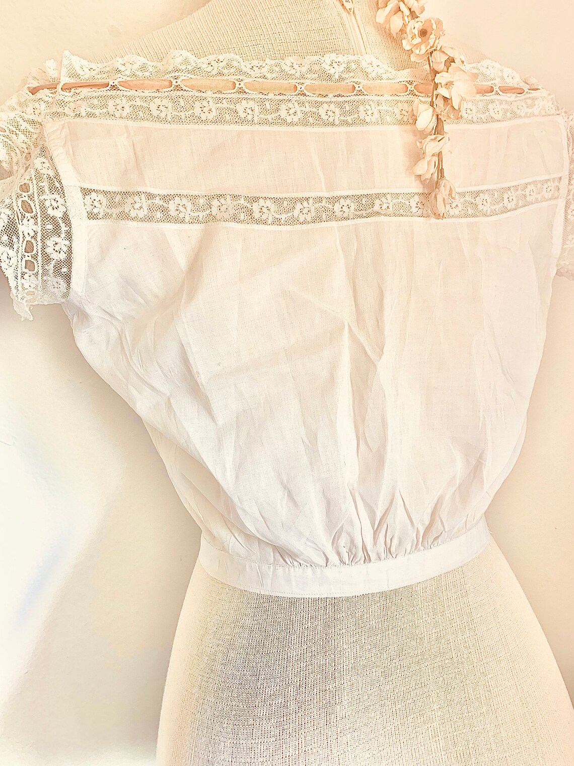 Cynara Antique Corset Cover Sz Xs Edwardian Corset Cover - Etsy