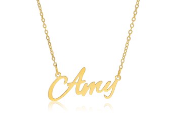 Amy Name Necklace - Etsy