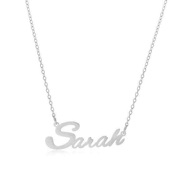 Sarah Name Necklace - Etsy