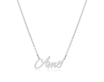 Madison Name Necklace Stainless Steel in Colour Gold - Etsy UK