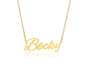 Becky Gold Necklace - Etsy
