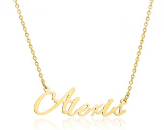 Name Alexis Necklace - Etsy
