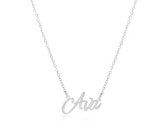 Ava Name Necklace - Etsy