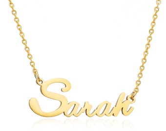 Sarah Name Necklace | Etsy