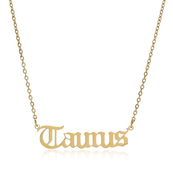 Taurus Necklace - Etsy UK