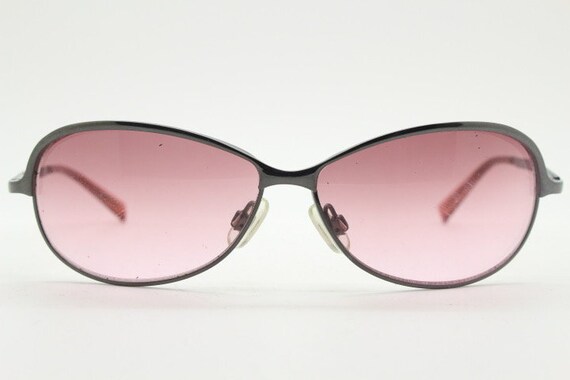 2000s vintage purple mini bug eye aviator sunglasses.… - Gem