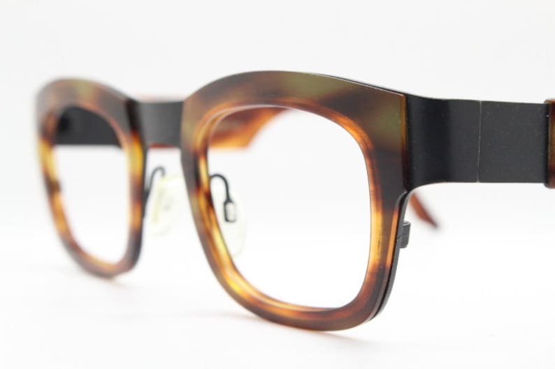Anne Et Valentin Rectangular Eye Glasses Hand Made in France. Black ...