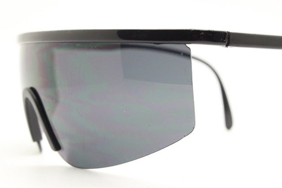 80s vintage visor sports shield sunglasses. Flat top … - Gem