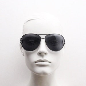 Y2K Vintage Oversized Aviator Sunglasses. Classic Teardrop Aviators in ...