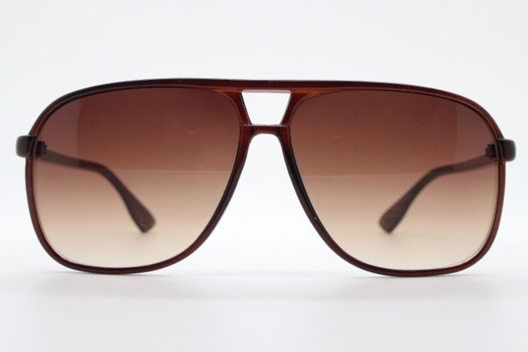 Y2K Vintage Square Aviator Sunglasses. Classic 70s Design Aviators in ...