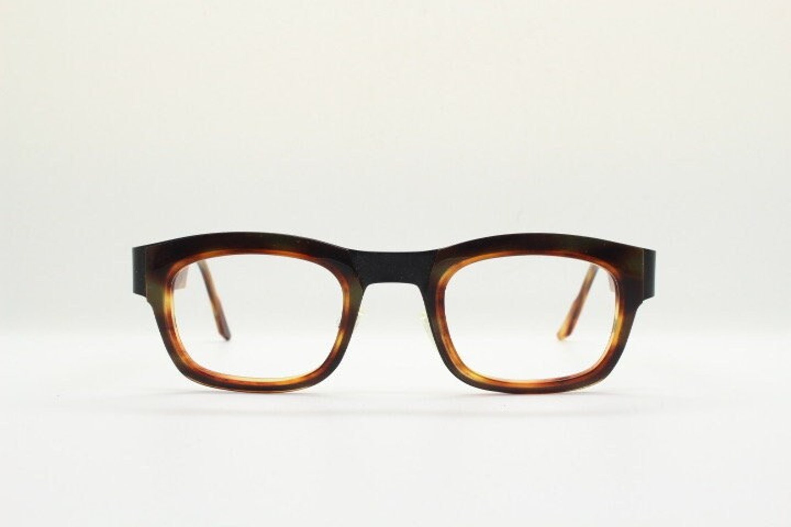 Anne Et Valentin Rectangular Eye Glasses Hand Made in France. Black ...