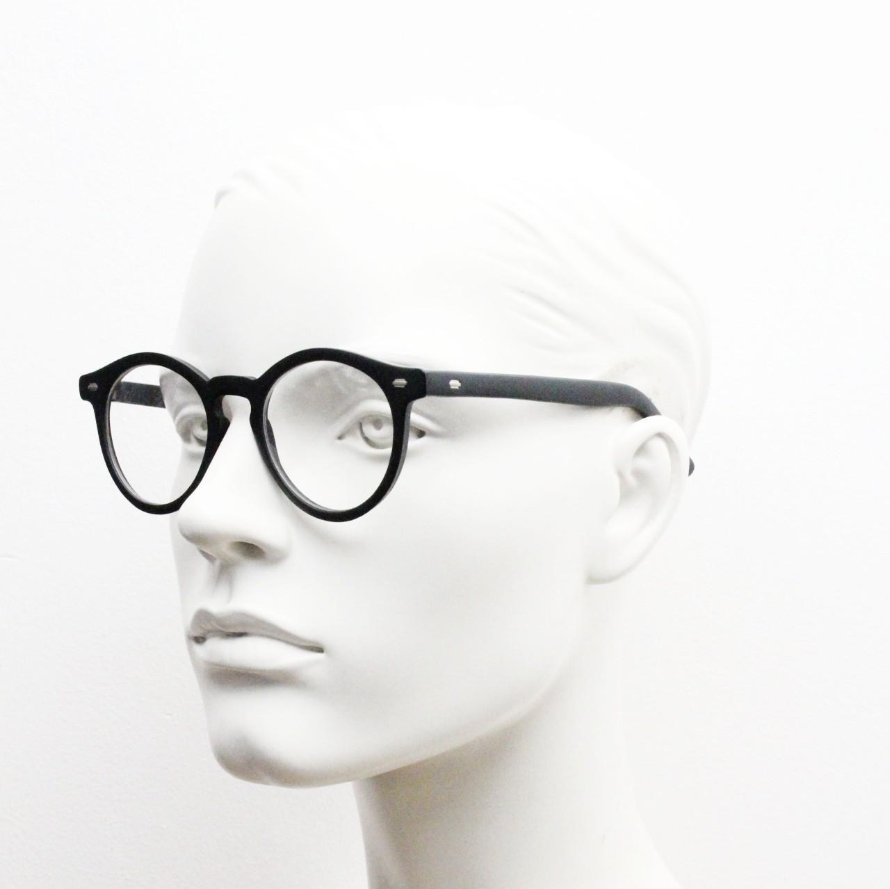 Oliver Smith Round Eye Glasses. Black Matt Finish Optical Frames With ...