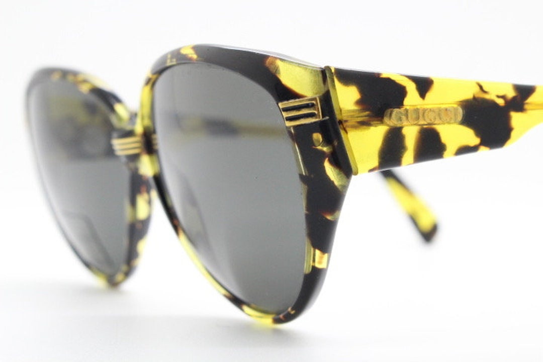 Gucci 90s Vintage Large Oval Sunglasses Model 2135 Made in Italy ...