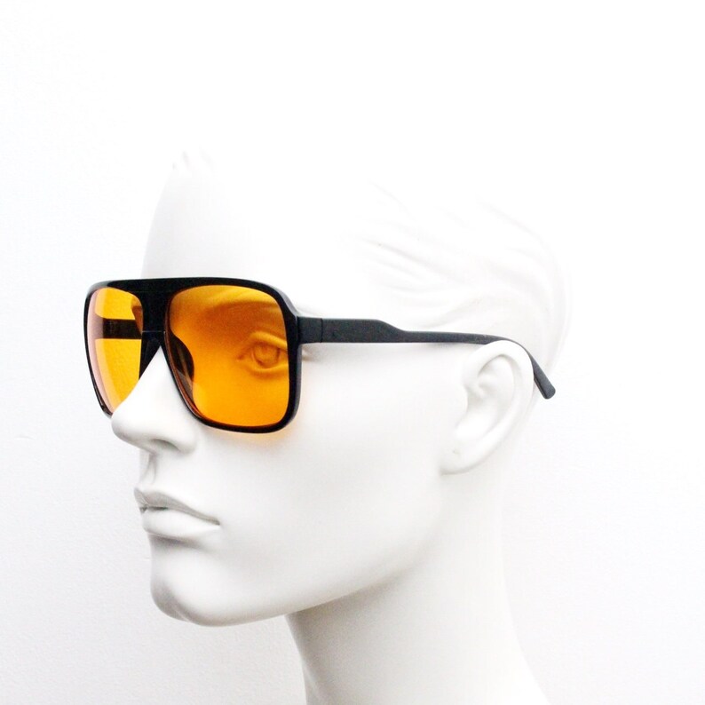 Y2K Vintage Square Aviator Sunglasses. Classic 70s Style - Etsy