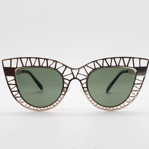 Metal Cat Eye Sunglasses - Etsy
