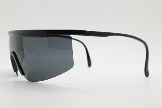 80s vintage visor sports shield sunglasses. Flat top … - Gem