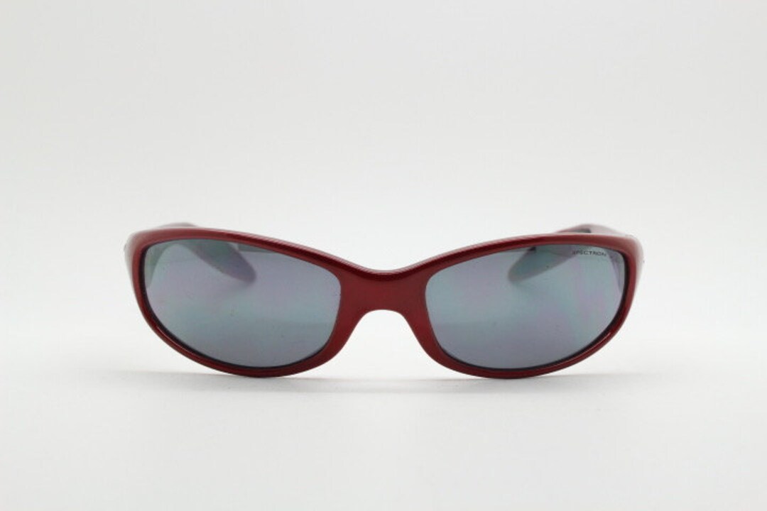 Julbo Spectron X5 90s Vintage Sport Shield Sunglasses. Red Wrap Around ...