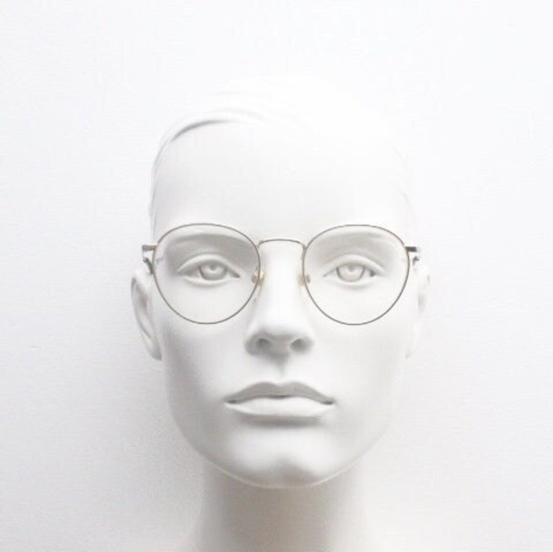 Levi's Vintage Round Panto Metal Eye Glasses. Light Gold Tone Slim Wire ...