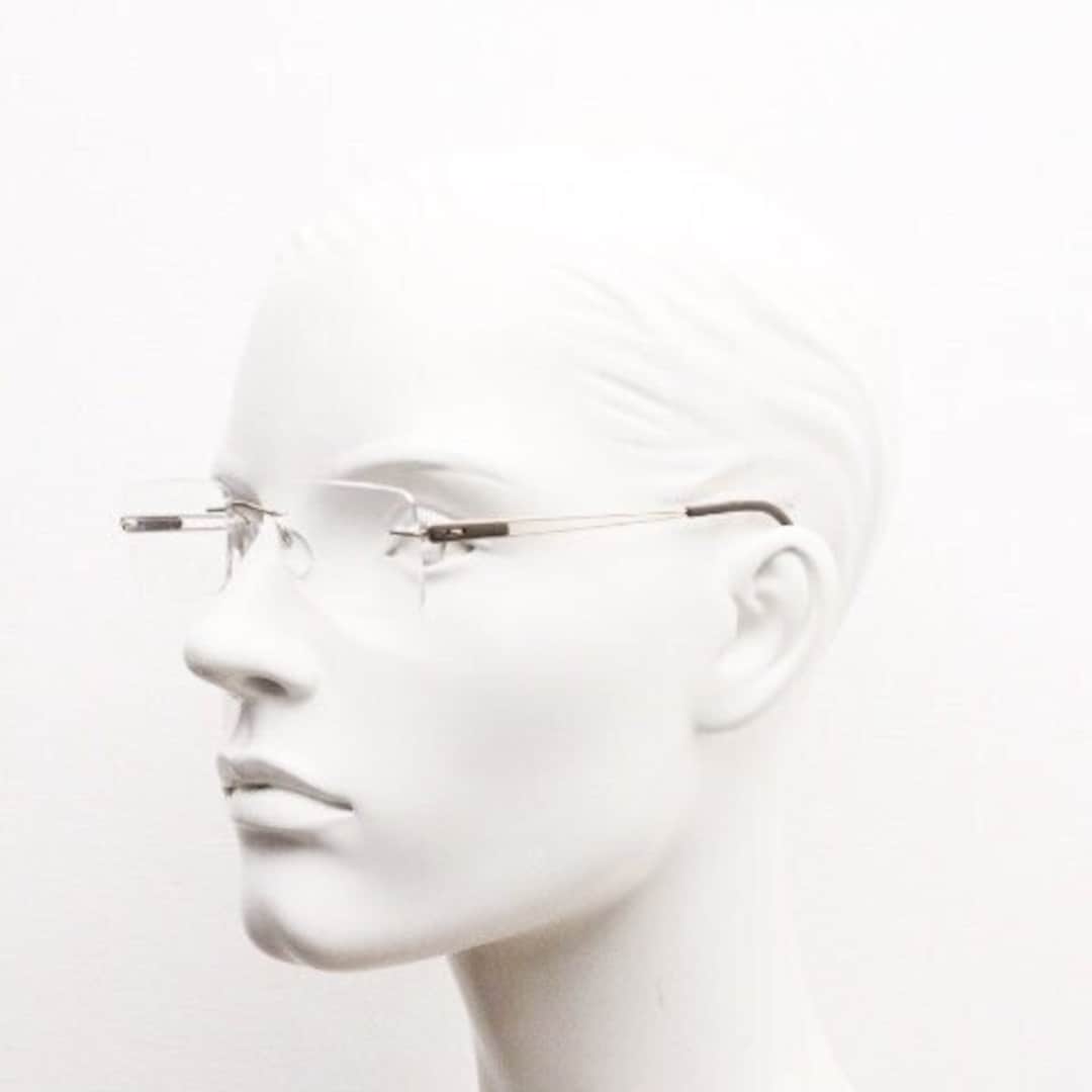 Silhouette Rectangular Frameless Eye Glasses Model 7677 Made in Austria ...
