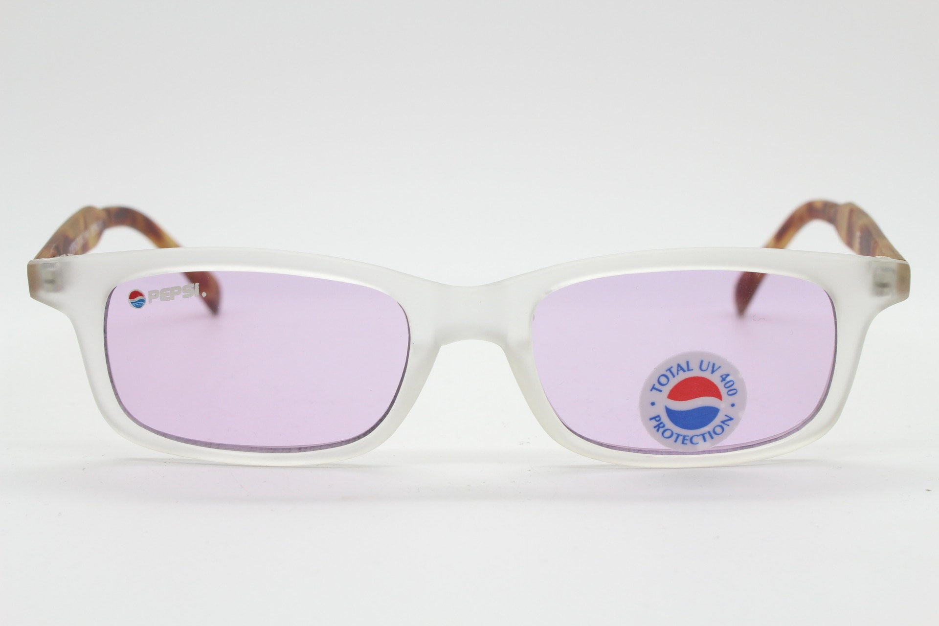 Pepsi 90s Vintage Sunglasses. Low Profile Rectangular Frosted Frame ...