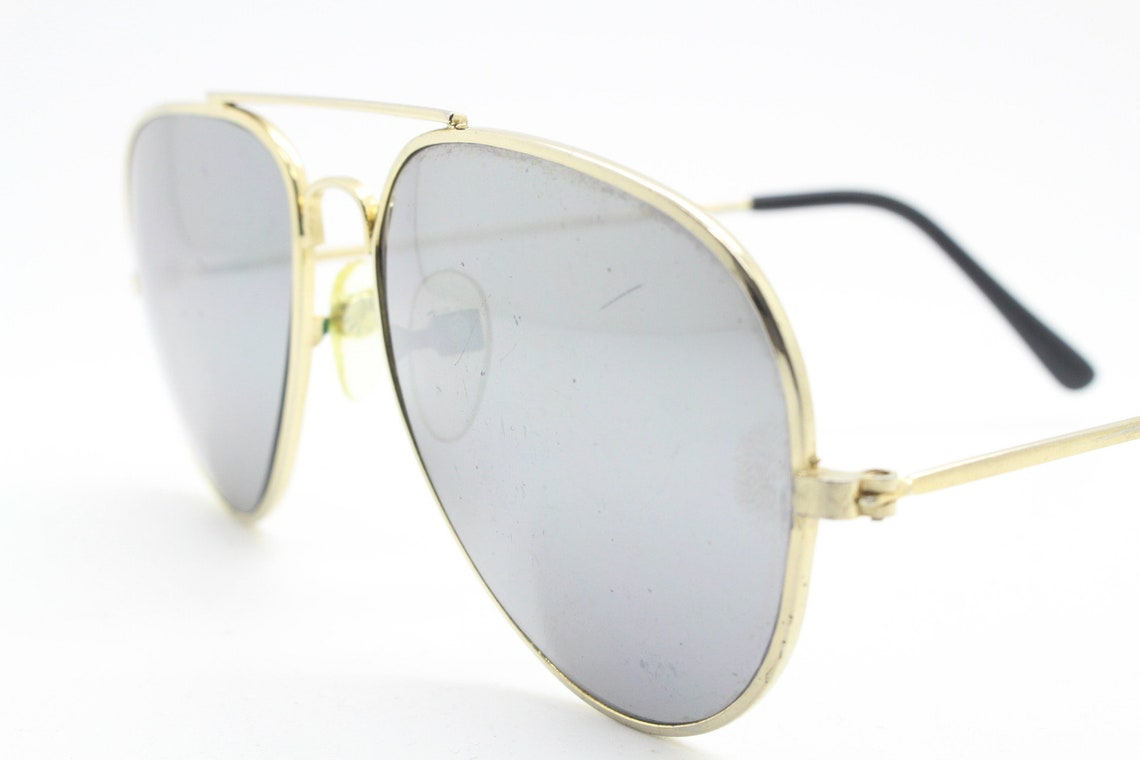 80s Vintage Aviator Sunglasses. Optimal Shape Classic Pilot Aviators in ...